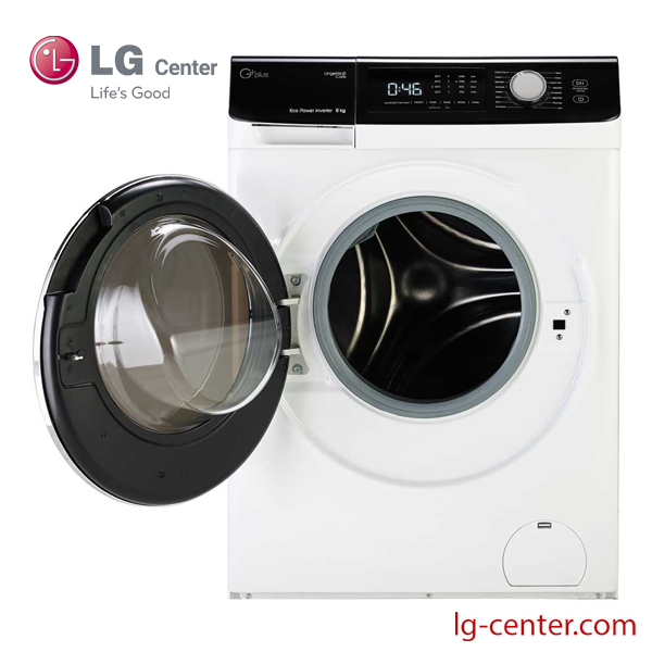 ماشین لباسشویی 8 کیلویی جی‌پلاس مدل p8540W - فروشگاه اینترنتی ال جی سنتر