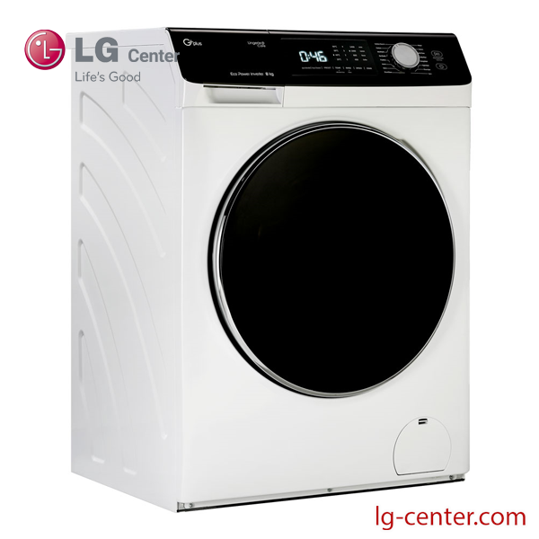 ماشین لباسشویی 8 کیلویی جی‌پلاس مدل p8540W - فروشگاه اینترنتی ال جی سنتر