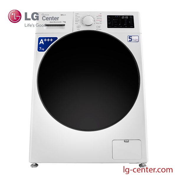 ماشین لباسشویی 7 کیلویی جی‌پلاس مدل GWM-L730W - فروشگاه اینترنتی ال جی سنتر