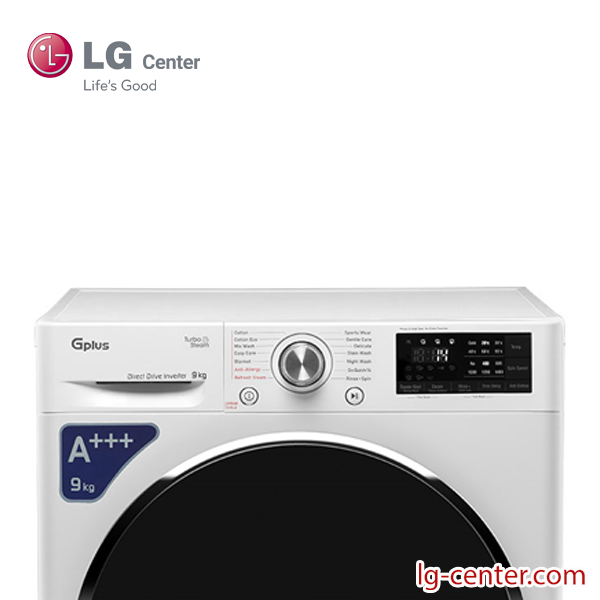 ماشین لباسشویی 9 کیلویی جی‌پلاس مدل GWM-L99SW - فروشگاه اینترنتی ال جی سنتر