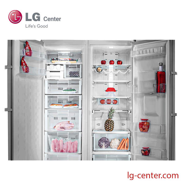 یخچال فریزر دو قلو اسنوا 36 فوت مدل SN6-SN5 - 0190TI - فروشگاه اینترنتی ال جی سنتر