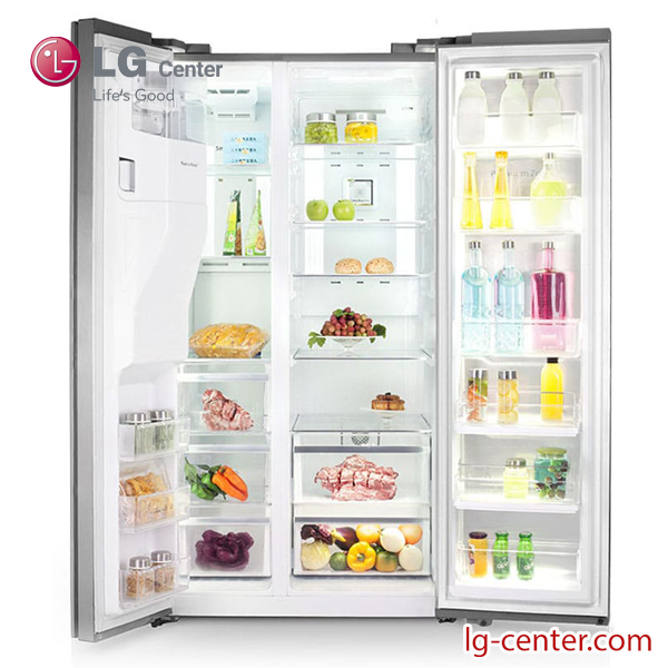 ساید بای ساید سه درب اسنوا مدل SN8-3350GW - فروشگاه اینترنتی ال جی سنتر