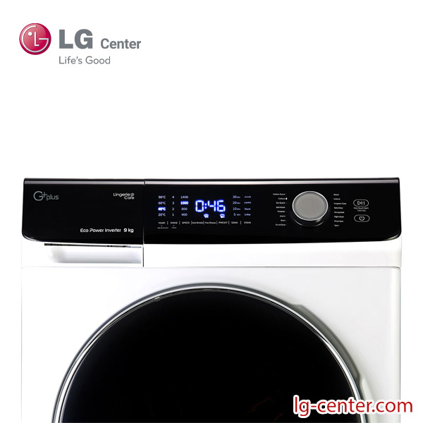 ماشین لباسشویی 9 کیلویی جی‌پلاس مدل K9542W - فروشگاه اینترنتی ال جی سنتر