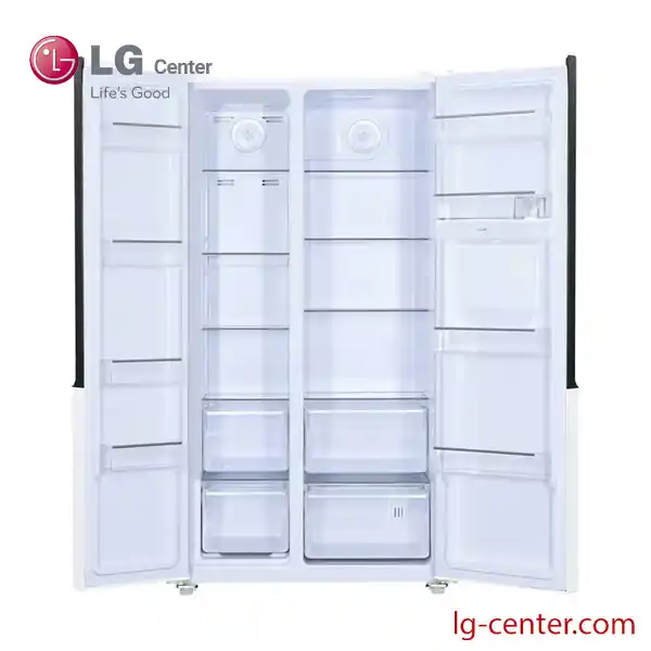 یخچال و فریزر ساید بای ساید 28 فوت جی پلاس مدل GSS-P7535W - فروشگاه اینترنتی ال جی سنتر